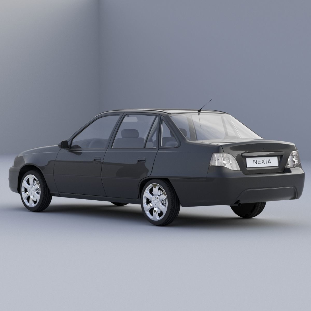 daewoo nexia car model 3D model | CGTrader