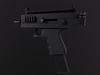 3D model Mini Uzi sub machine gun concept VR / AR / low-poly | CGTrader