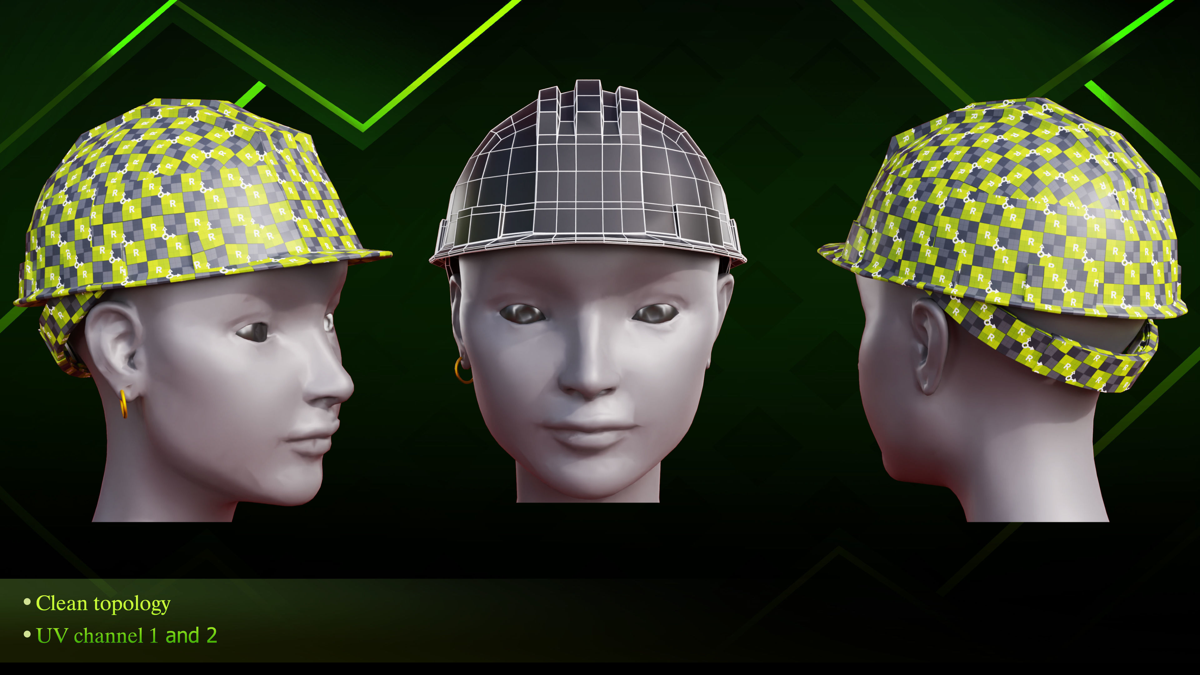 3D model 20 Hat diffrent VR / AR / low-poly | CGTrader