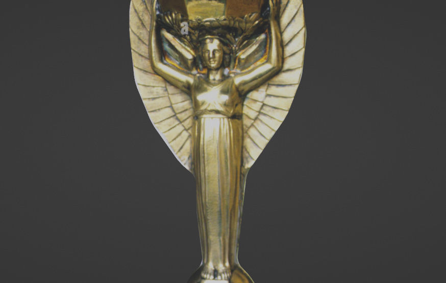 JULES RIMET TROPHY- WORLD CUP TROPHY 3D model animated | CGTrader