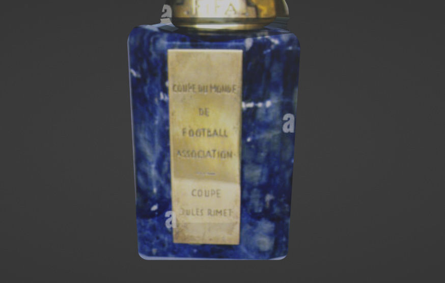 JULES RIMET TROPHY- WORLD CUP TROPHY 3D model animated | CGTrader