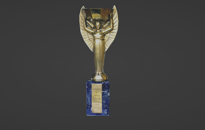 JULES RIMET TROPHY- WORLD CUP TROPHY 3D model animated | CGTrader
