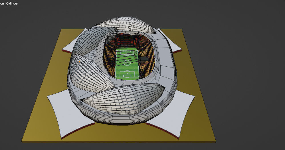 BEST FIFA DLS STADIUM 3D model animated | CGTrader