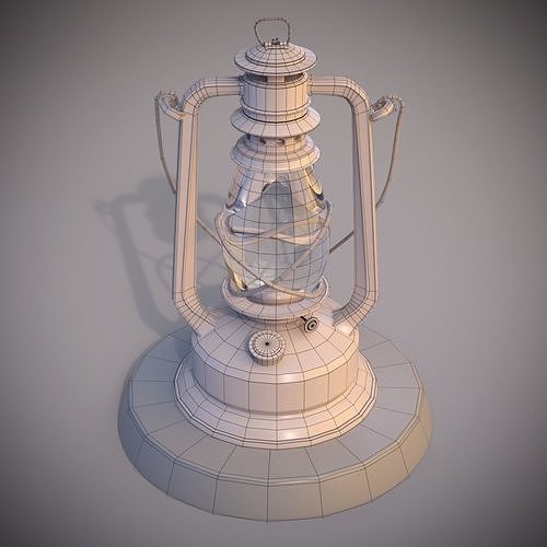 oil lamp 3d model 3D model | CGTrader