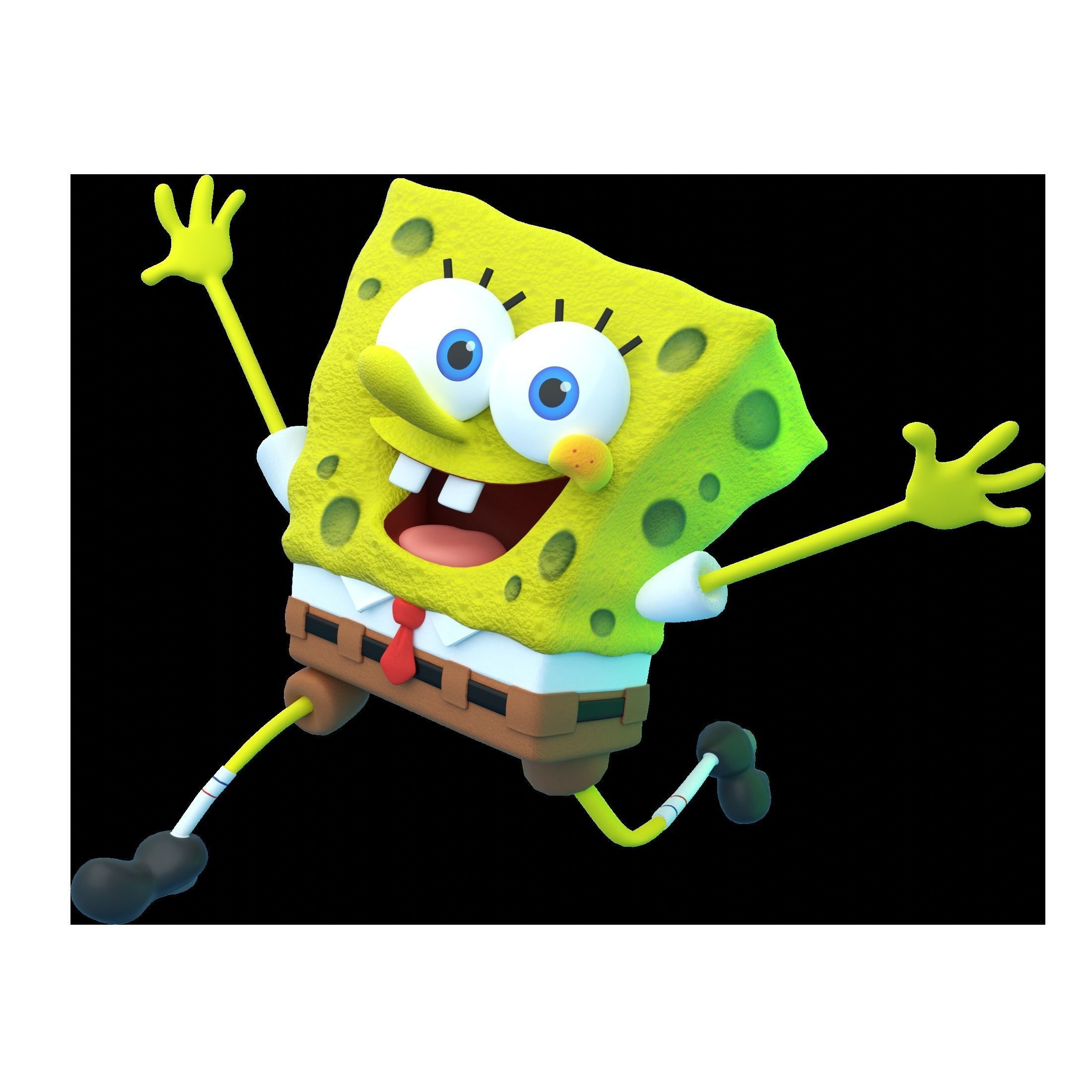 SpongeBob SquarePants 3D model rigged | CGTrader