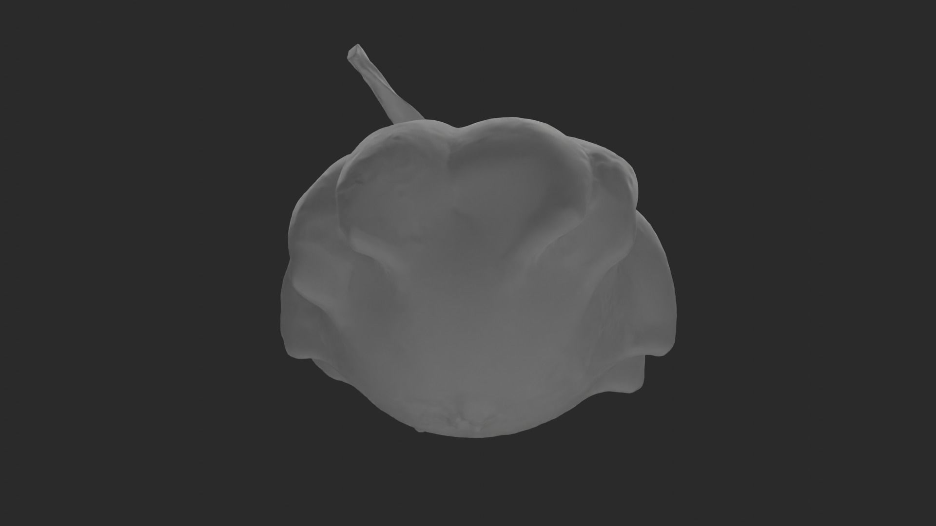 Decorative Gourd Pumpkin Squash Yellow Pepper 3D Scan 3D model | CGTrader