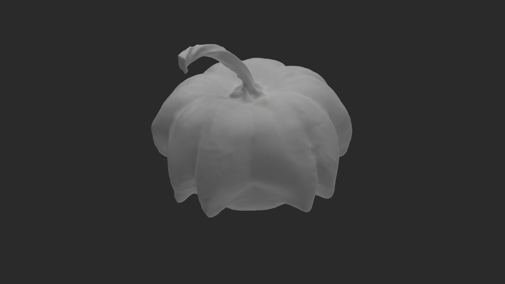 Decorative Gourd Pumpkin Squash Yellow Pepper 3D Scan 3D model | CGTrader