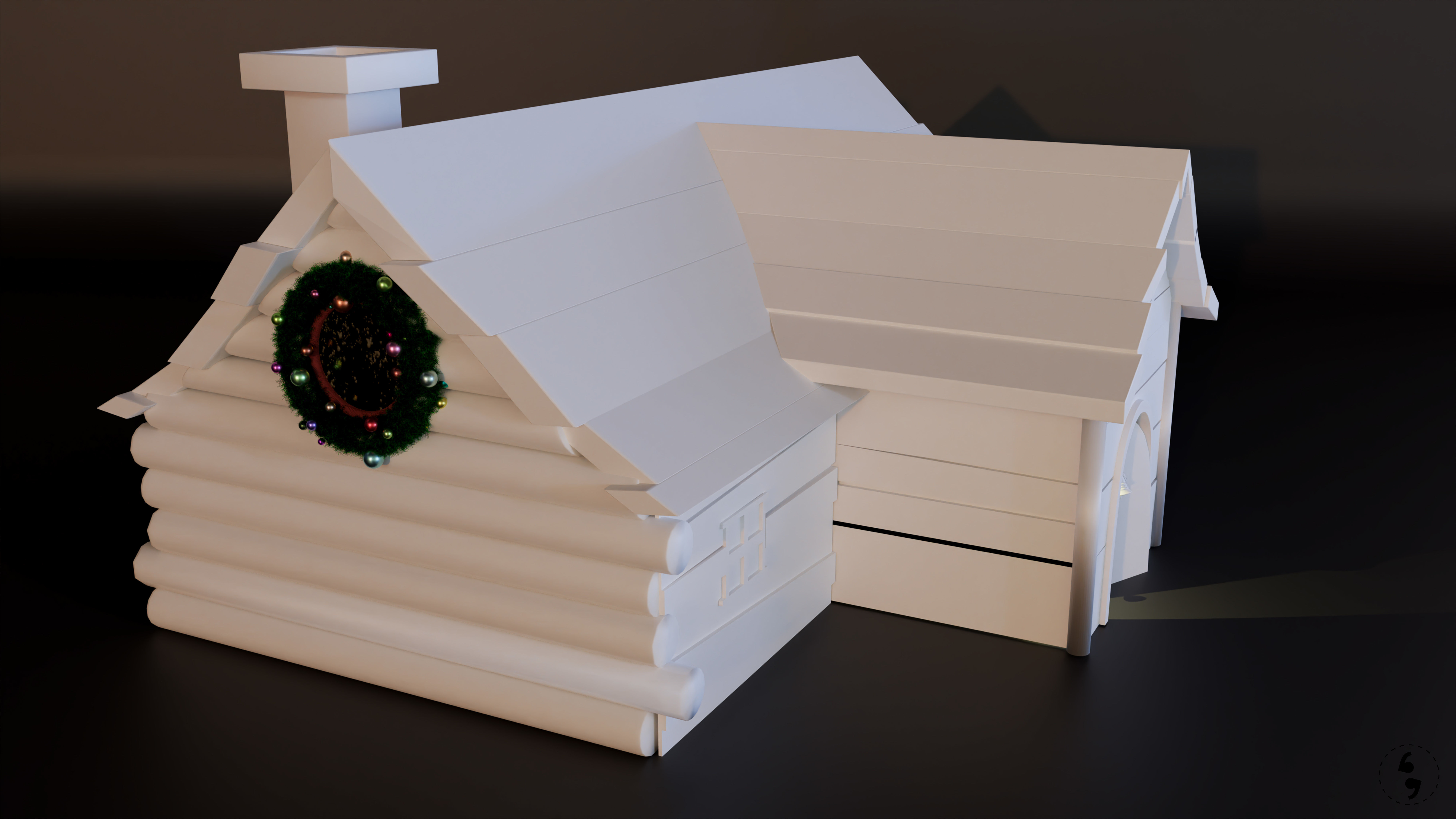 3D model Christmas Hut VR / AR / low-poly | CGTrader
