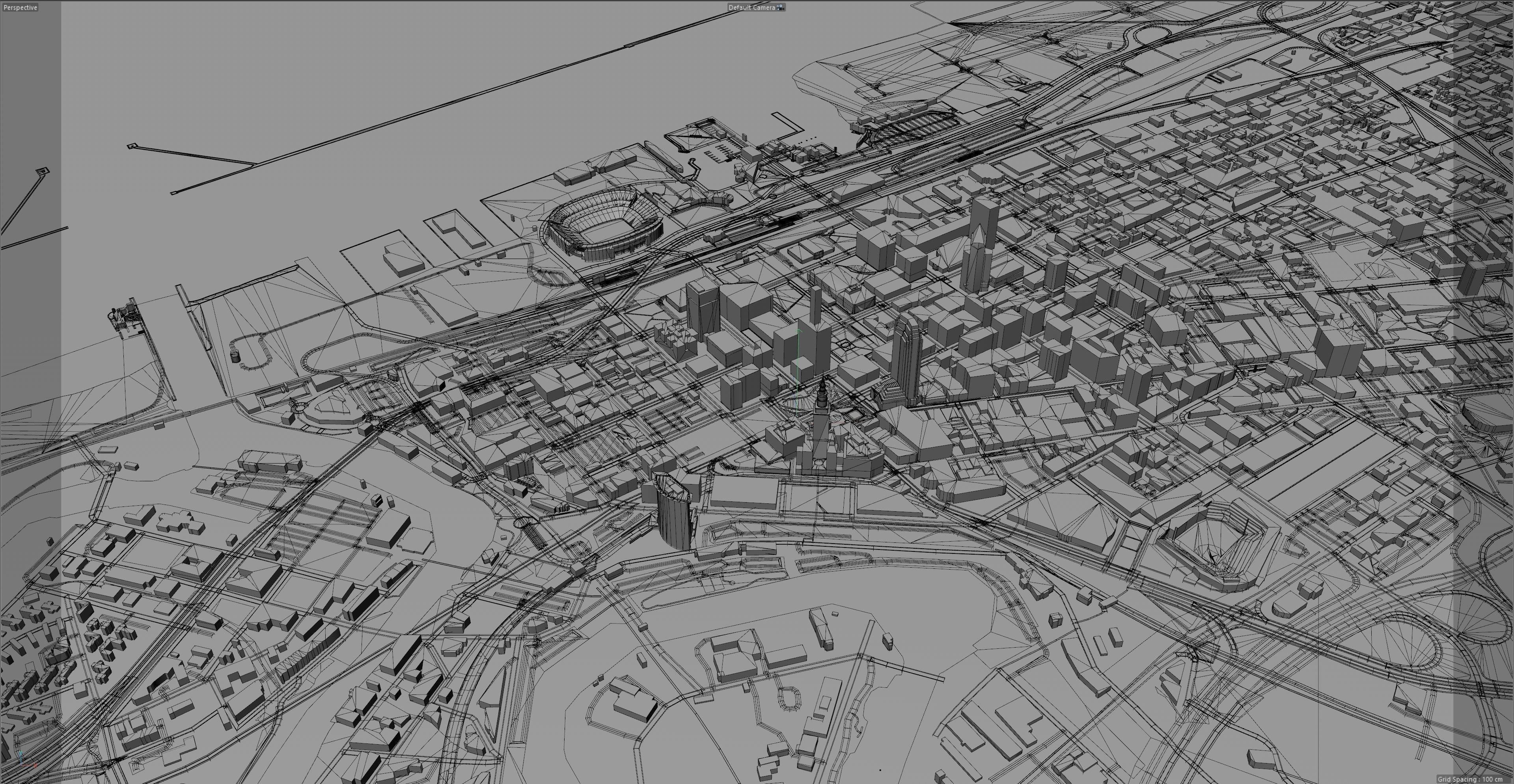 3D model Cleveland Downtown Ohio USA VR / AR / low-poly | CGTrader