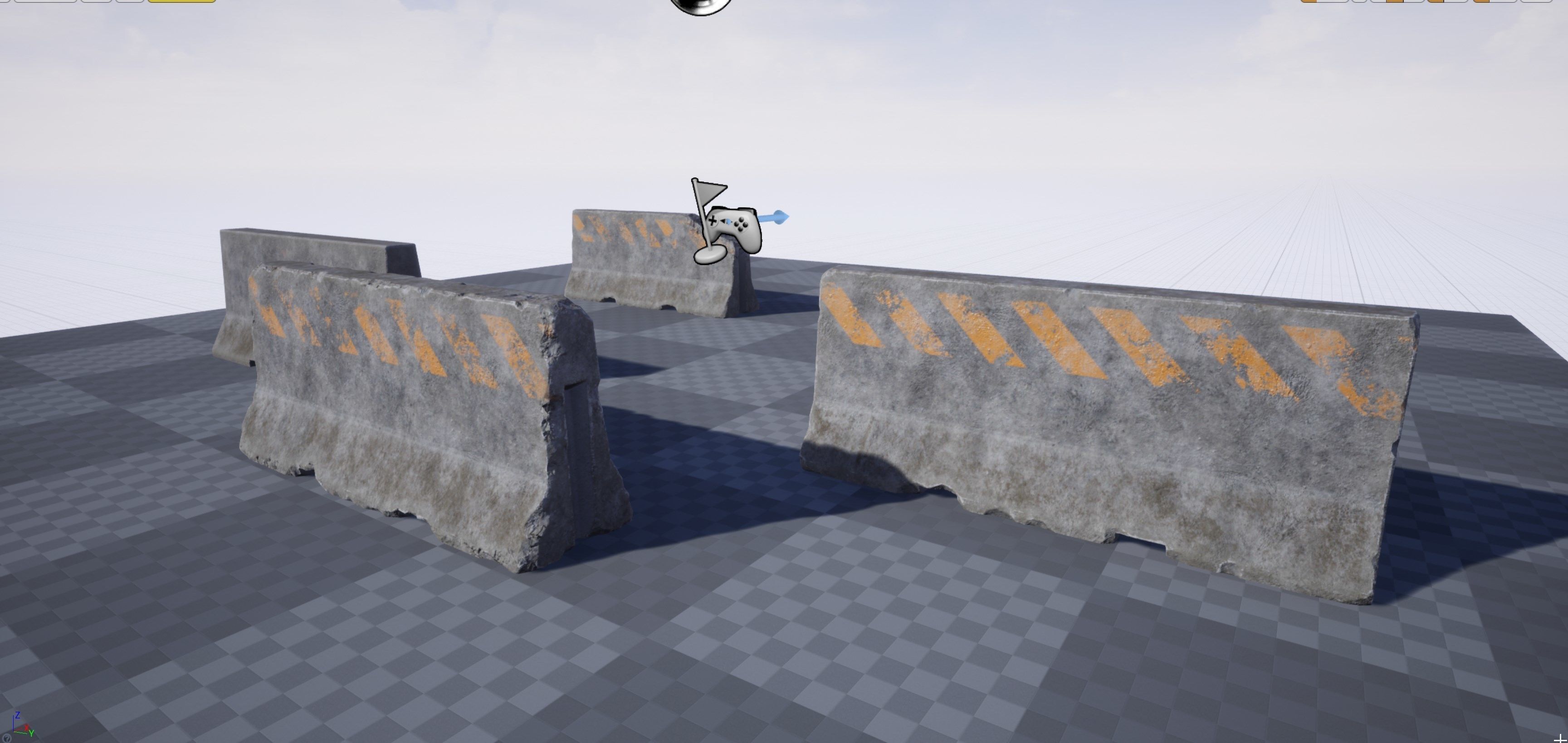 3D model Jersey Concrete Road Barriers VR / AR / low-poly | CGTrader