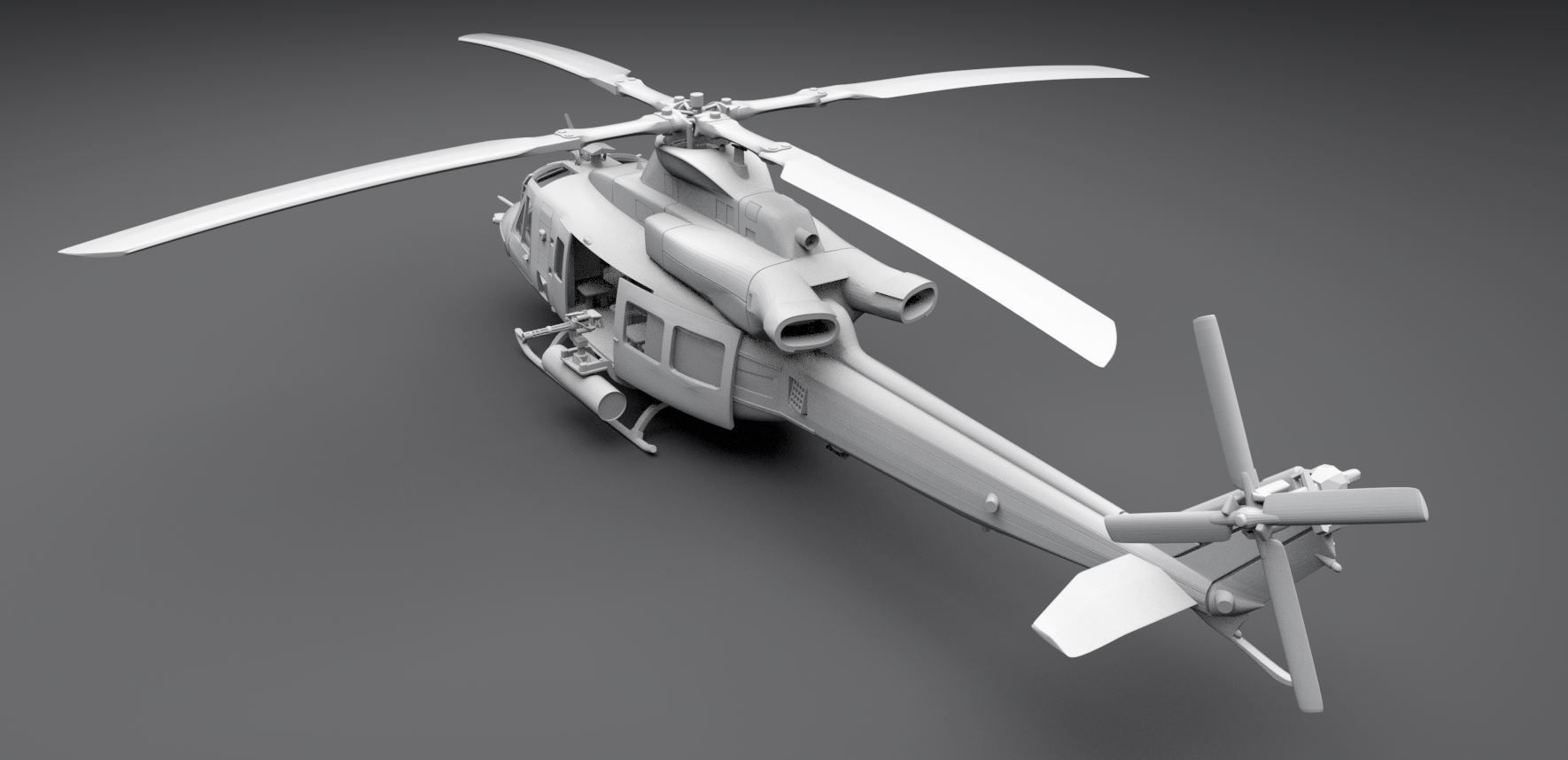 Uh1Y Venom Scale model 3D model 3D printable | CGTrader