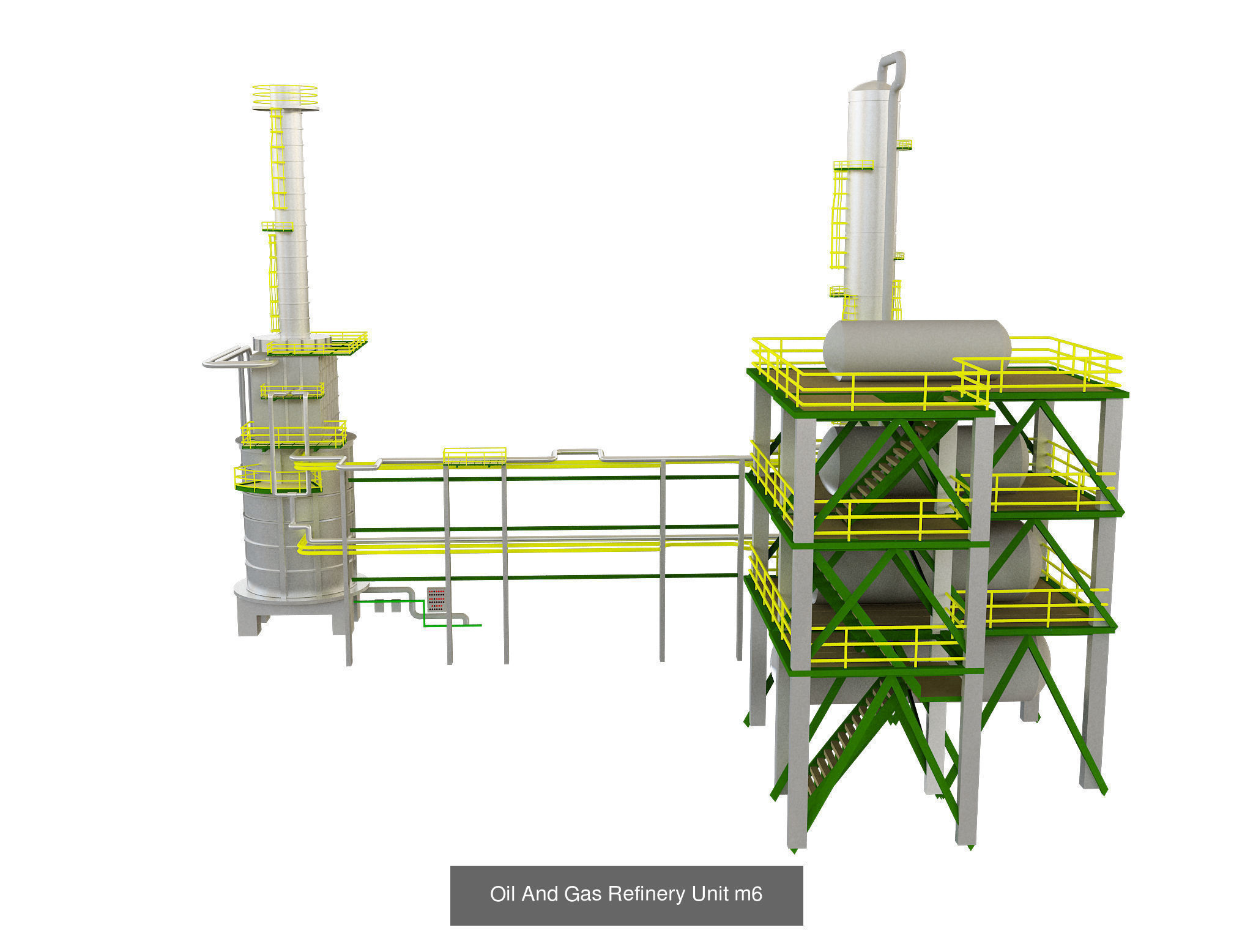 Oil And Gas Refinery Unit G5 3D Model Collection | CGTrader