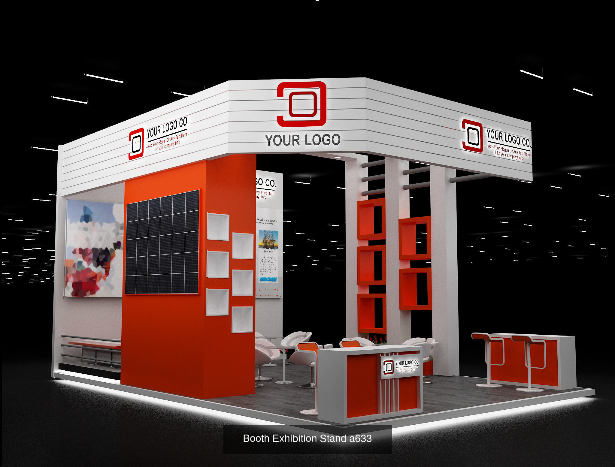 Booth Exhibition Stand G4 3D Model Collection | CGTrader