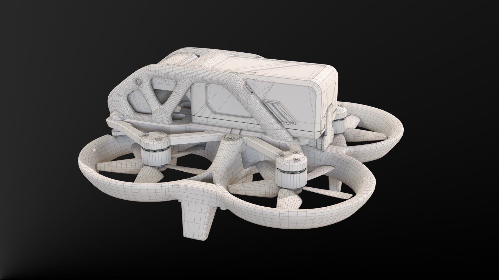 3D model Dji Avata fpv drone VR / AR / low-poly | CGTrader