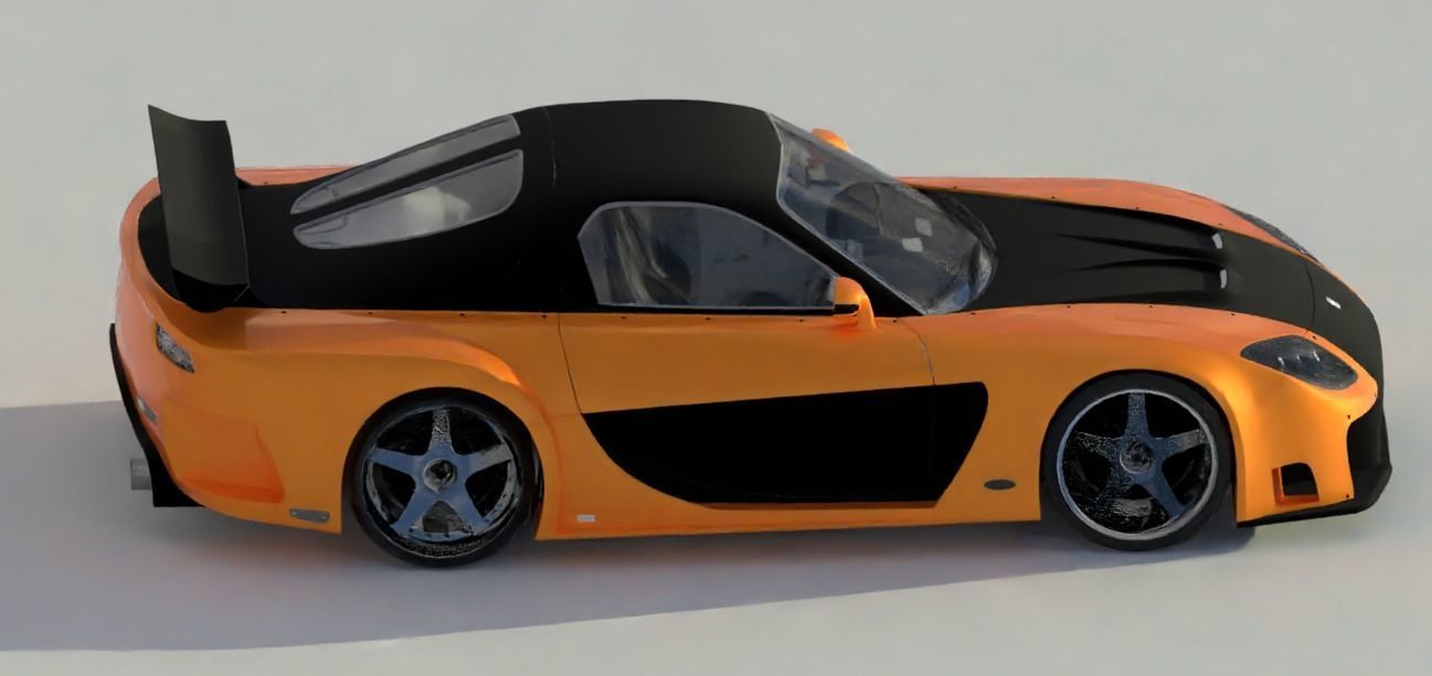 3D model Rigged rx7 VR / AR / low-poly | CGTrader