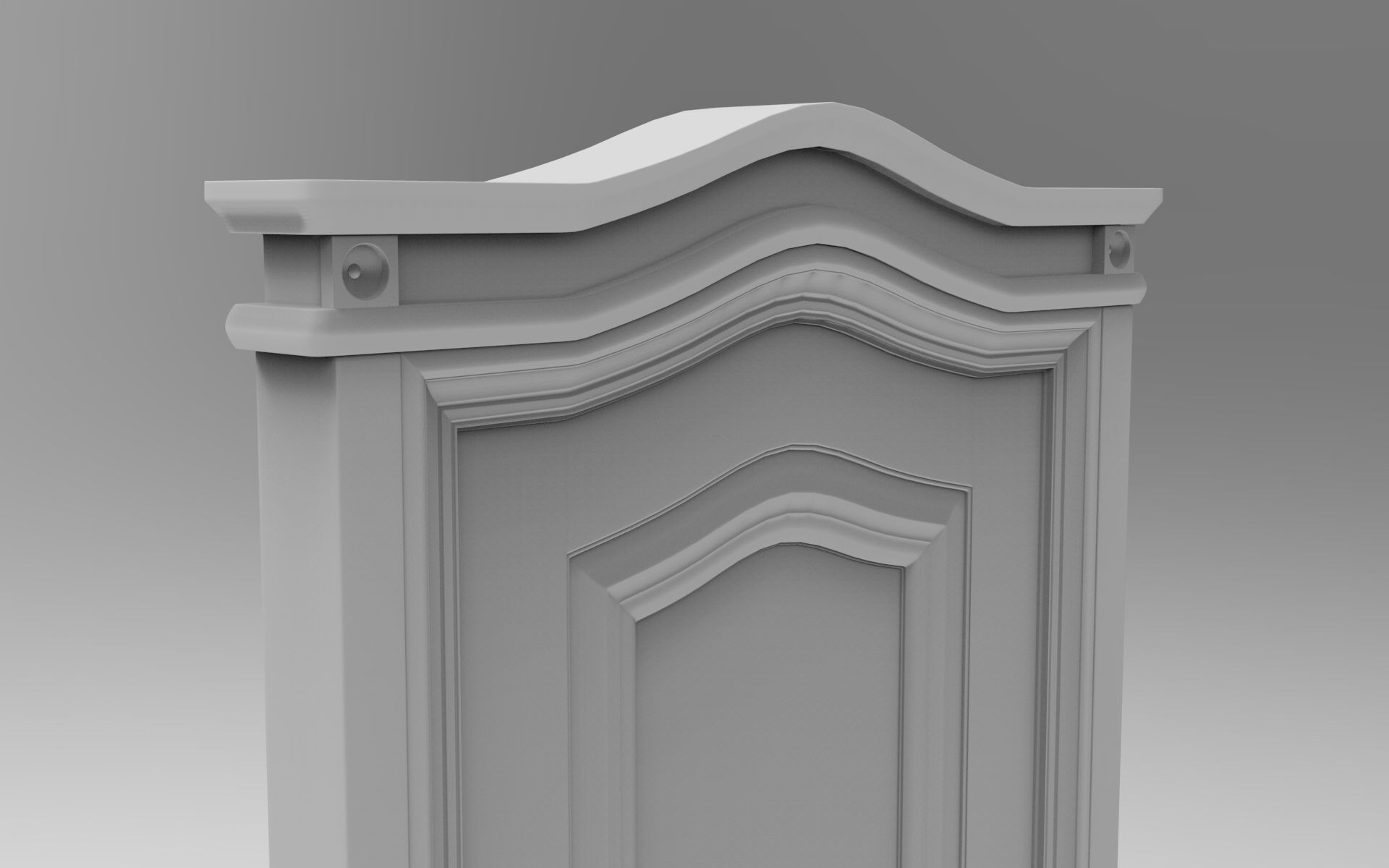 Hinged Door 3D model | CGTrader