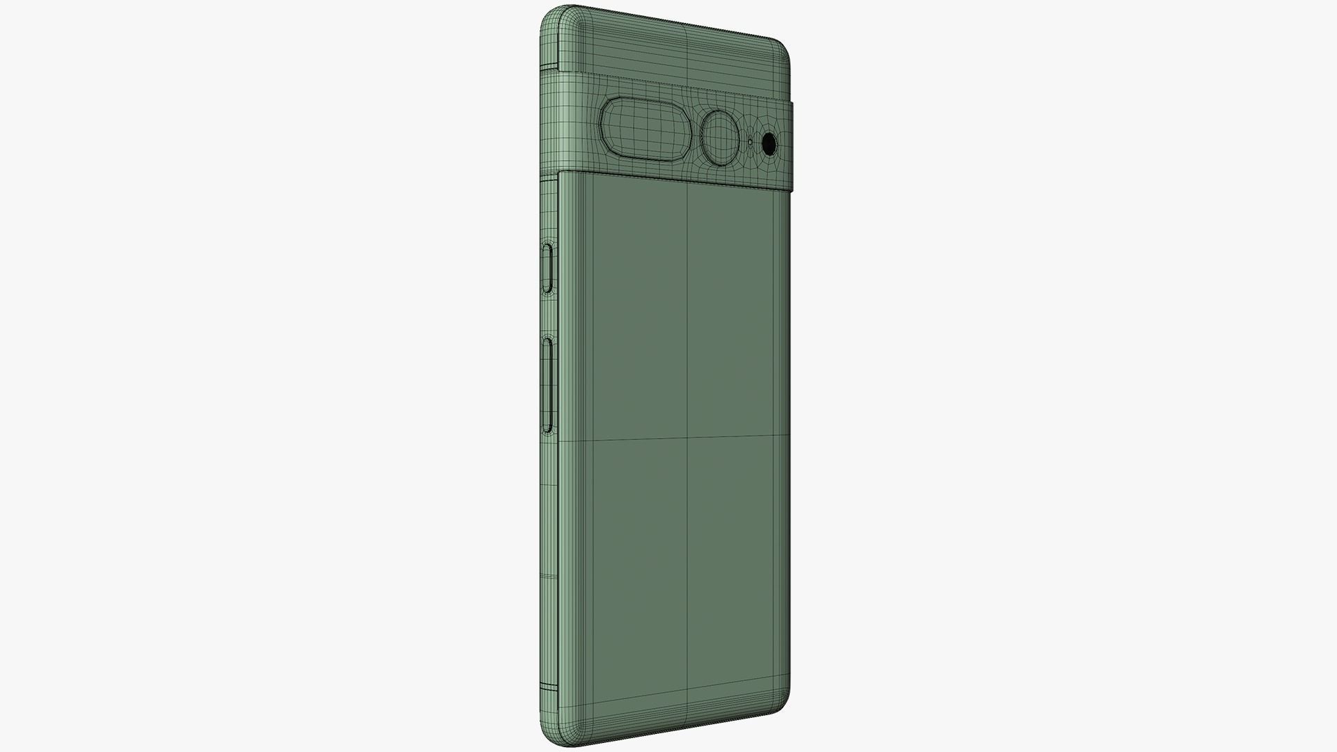 3D model Google Pixel 7 Pro Hazel VR / AR / low-poly | CGTrader