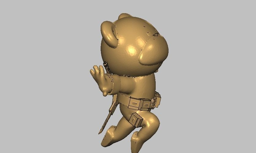 Deadp bear 3D model 3D printable | CGTrader