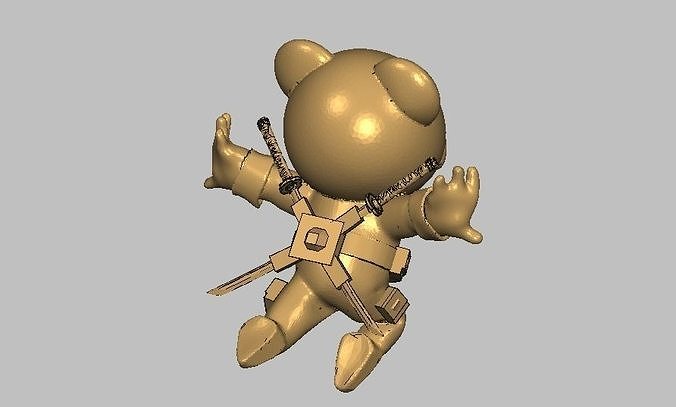 Deadp bear 3D model 3D printable | CGTrader