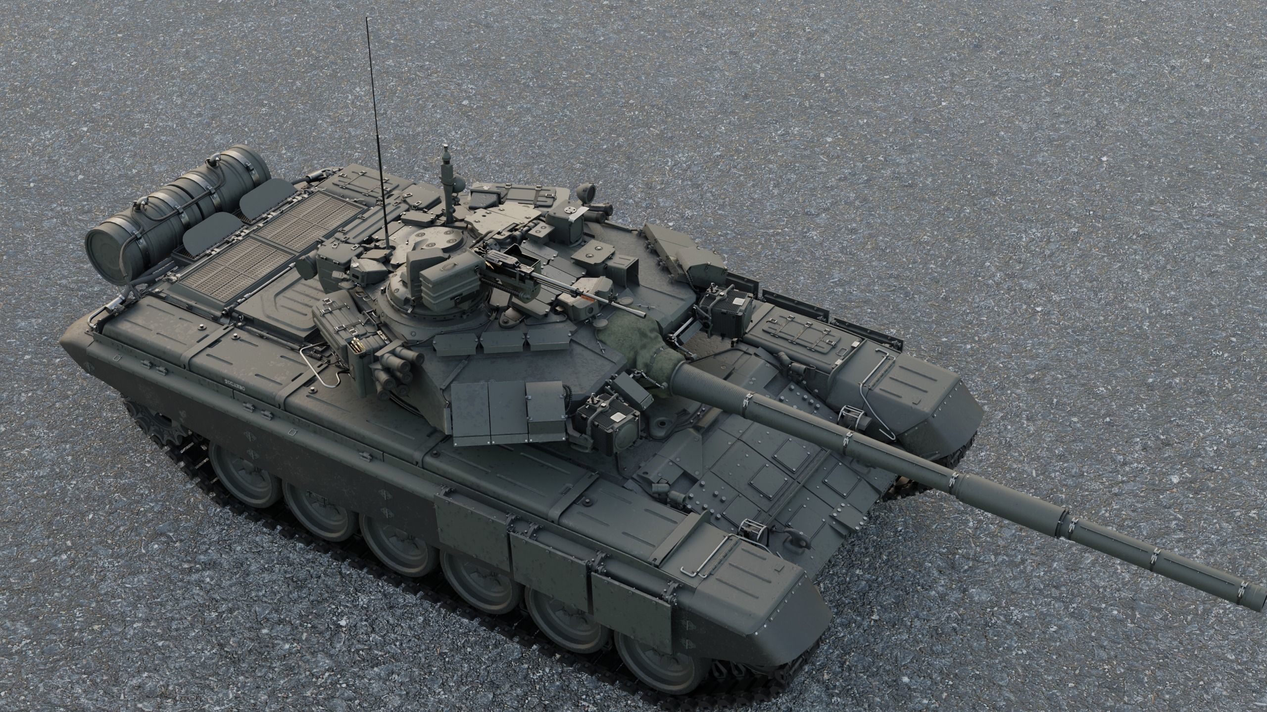 Tank T-90A 3D model | CGTrader
