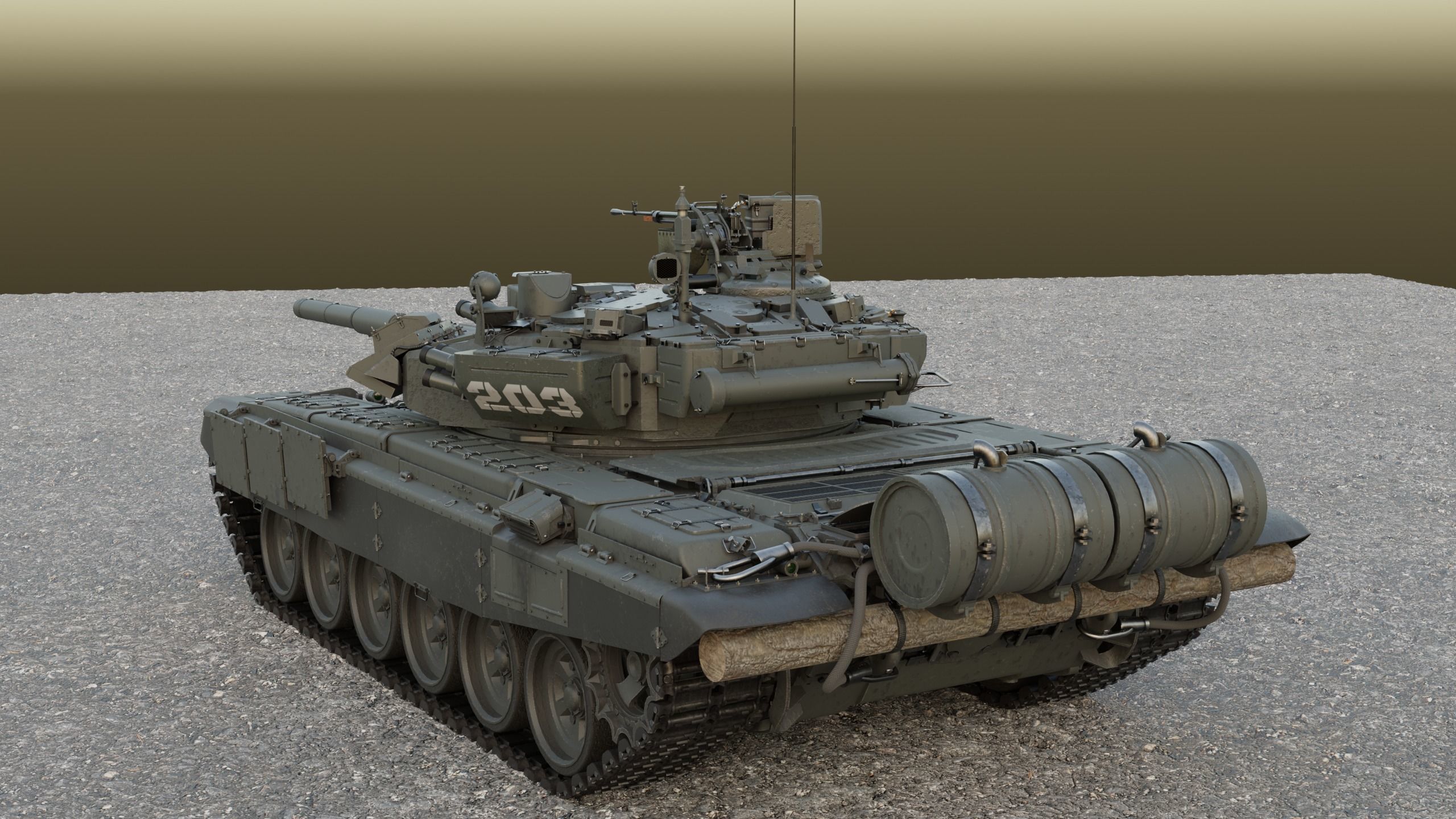 Tank T-90A 3D model | CGTrader