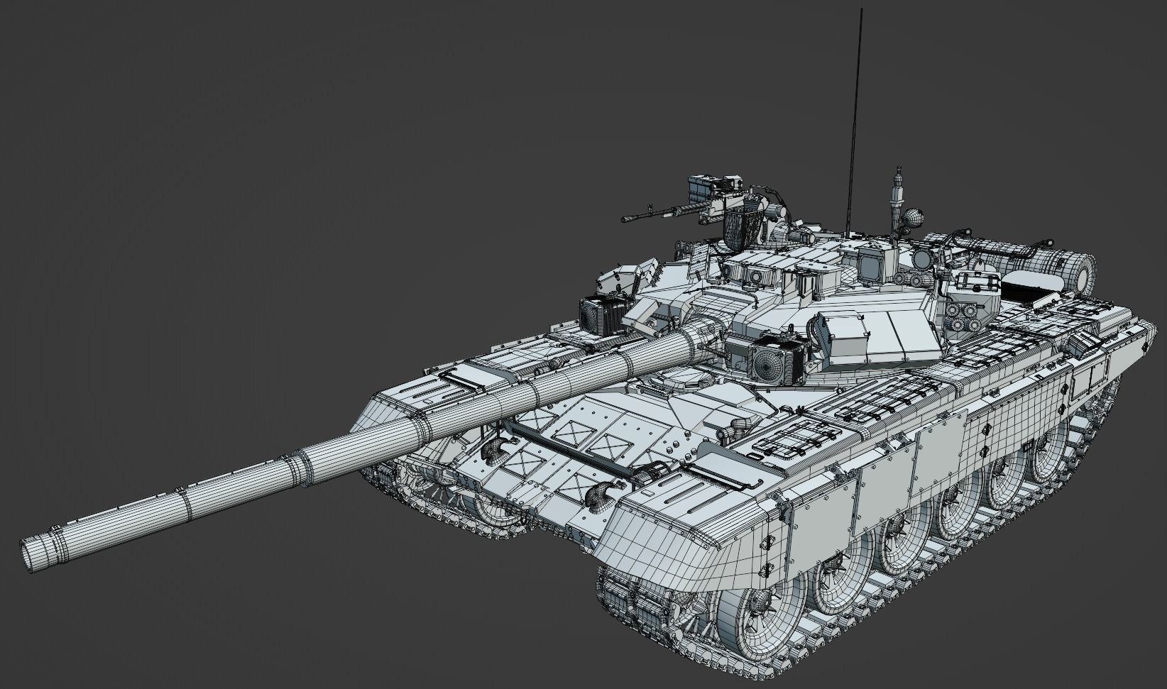 Tank T-90A 3D model | CGTrader
