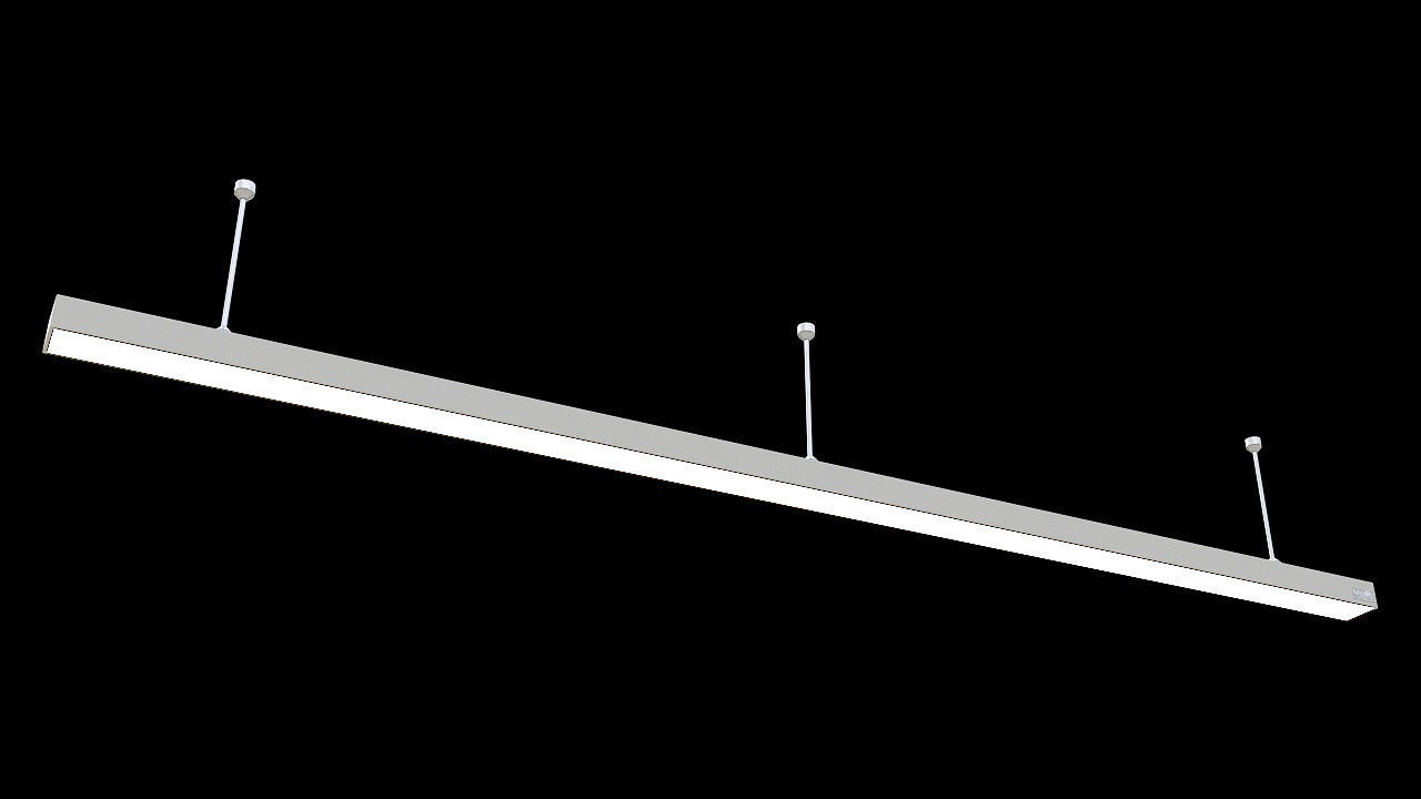 linear flush mount ceiling 3D model | CGTrader