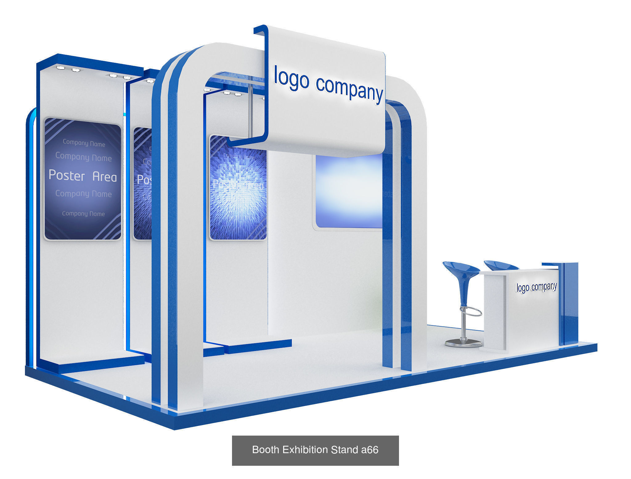 Booth Exhibition Stand G20 3D Model Collection | CGTrader