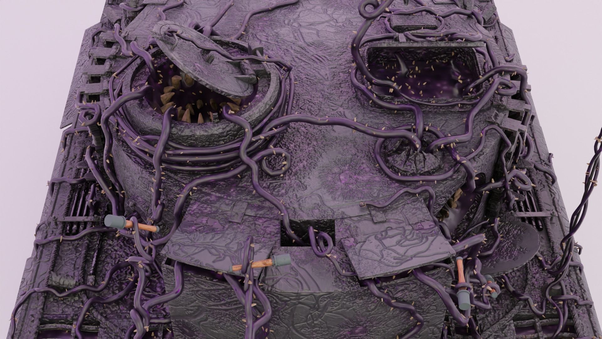 Demonic Heavy Tank free 3D model rigged | CGTrader