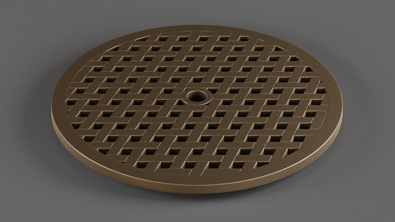 Bronze Lazy Susan 3D model | CGTrader