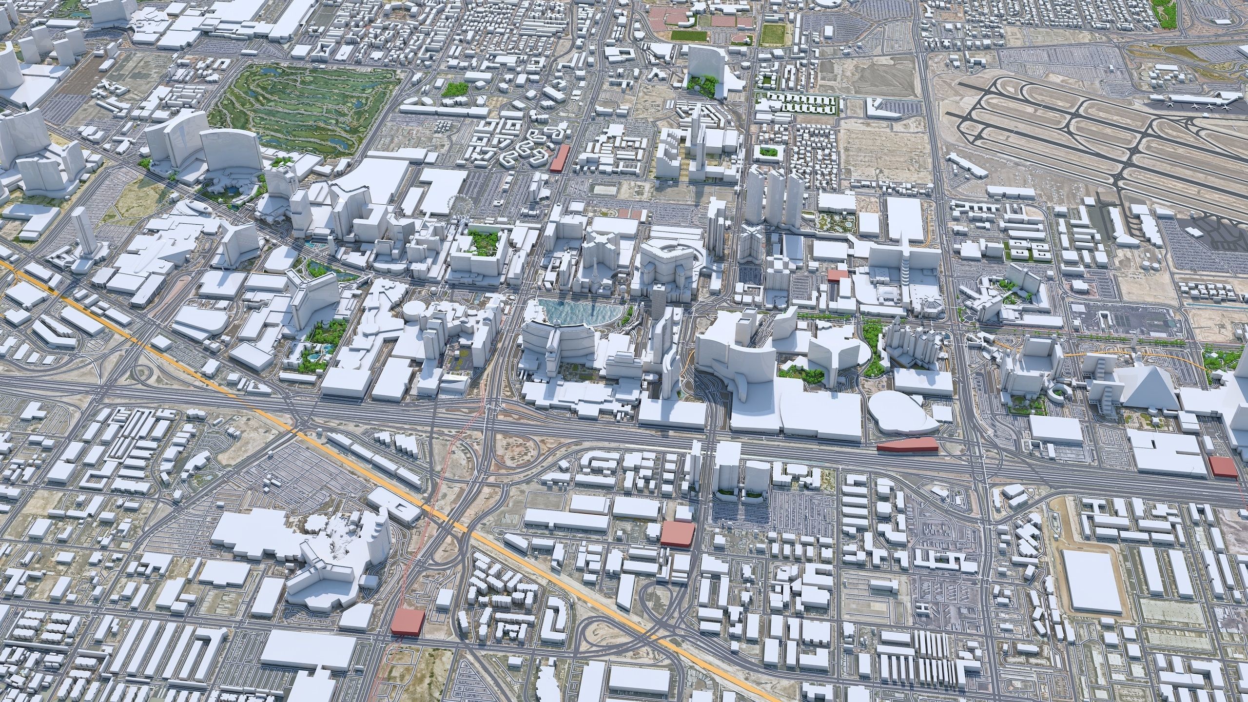 3D model Las Vegas Strip Nevada USA VR / AR / low-poly | CGTrader