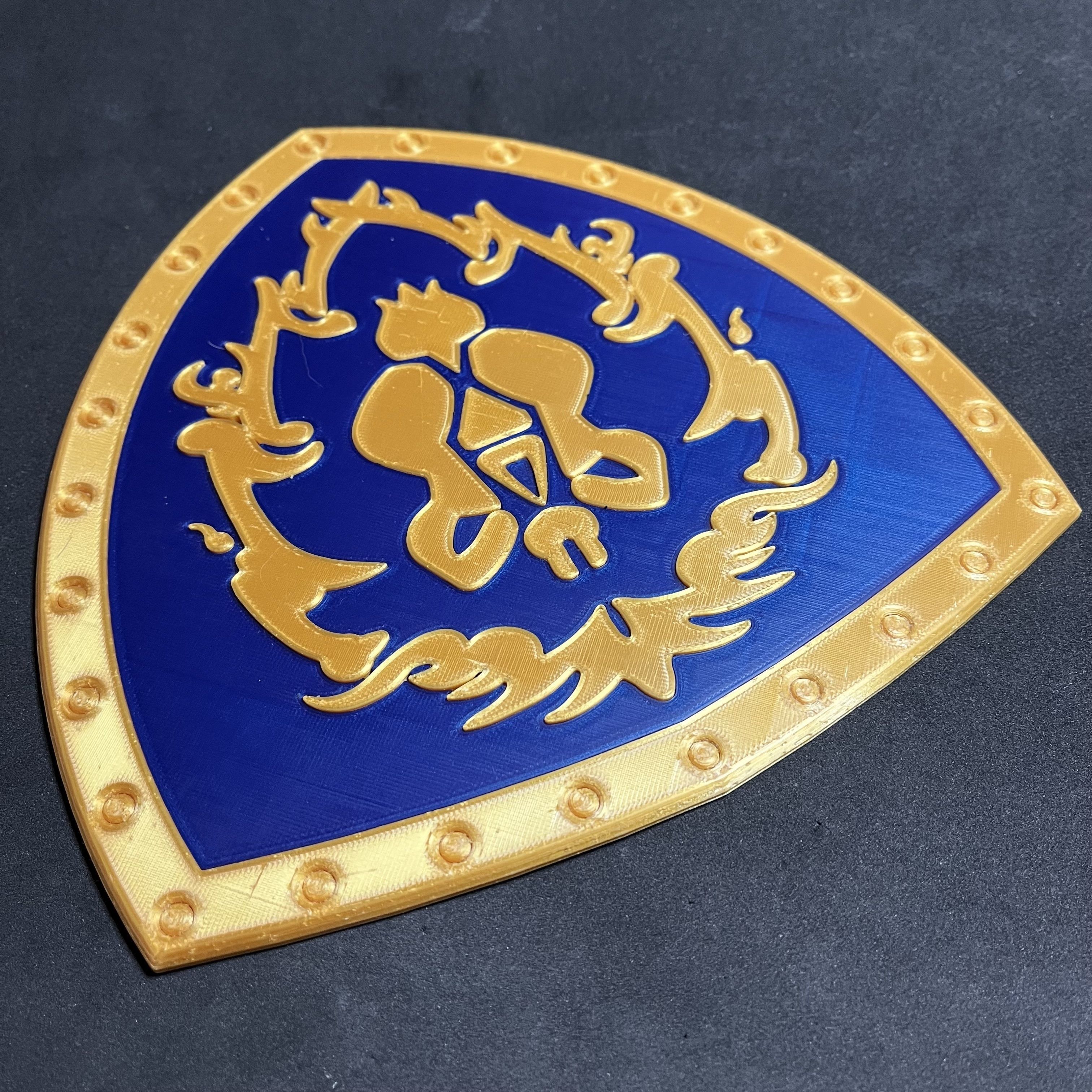 WoW Shield of the Alliance Wall Plaque 3D model 3D printable | CGTrader
