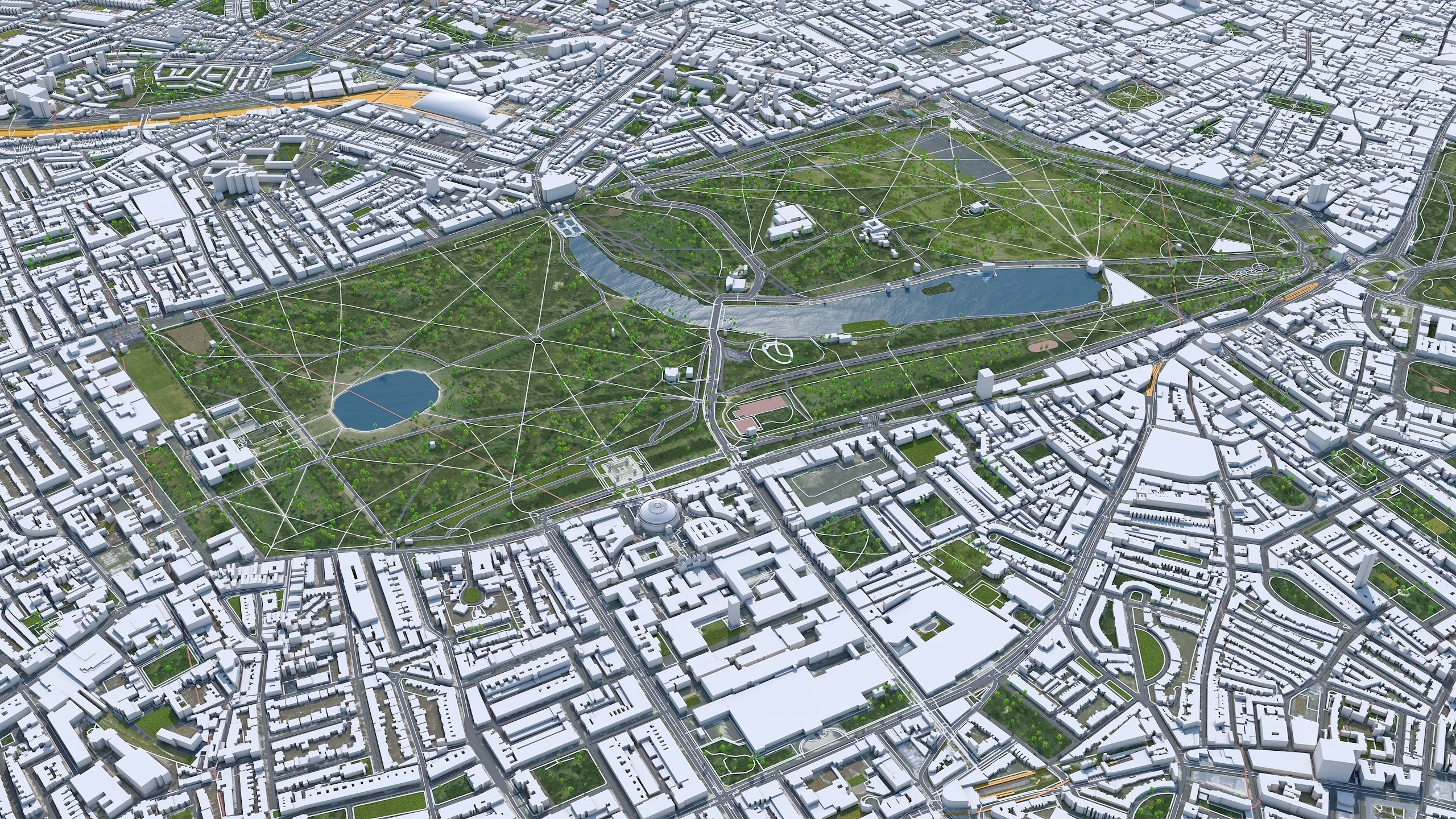 3D model London City Center United Kingdom VR / AR / low-poly | CGTrader