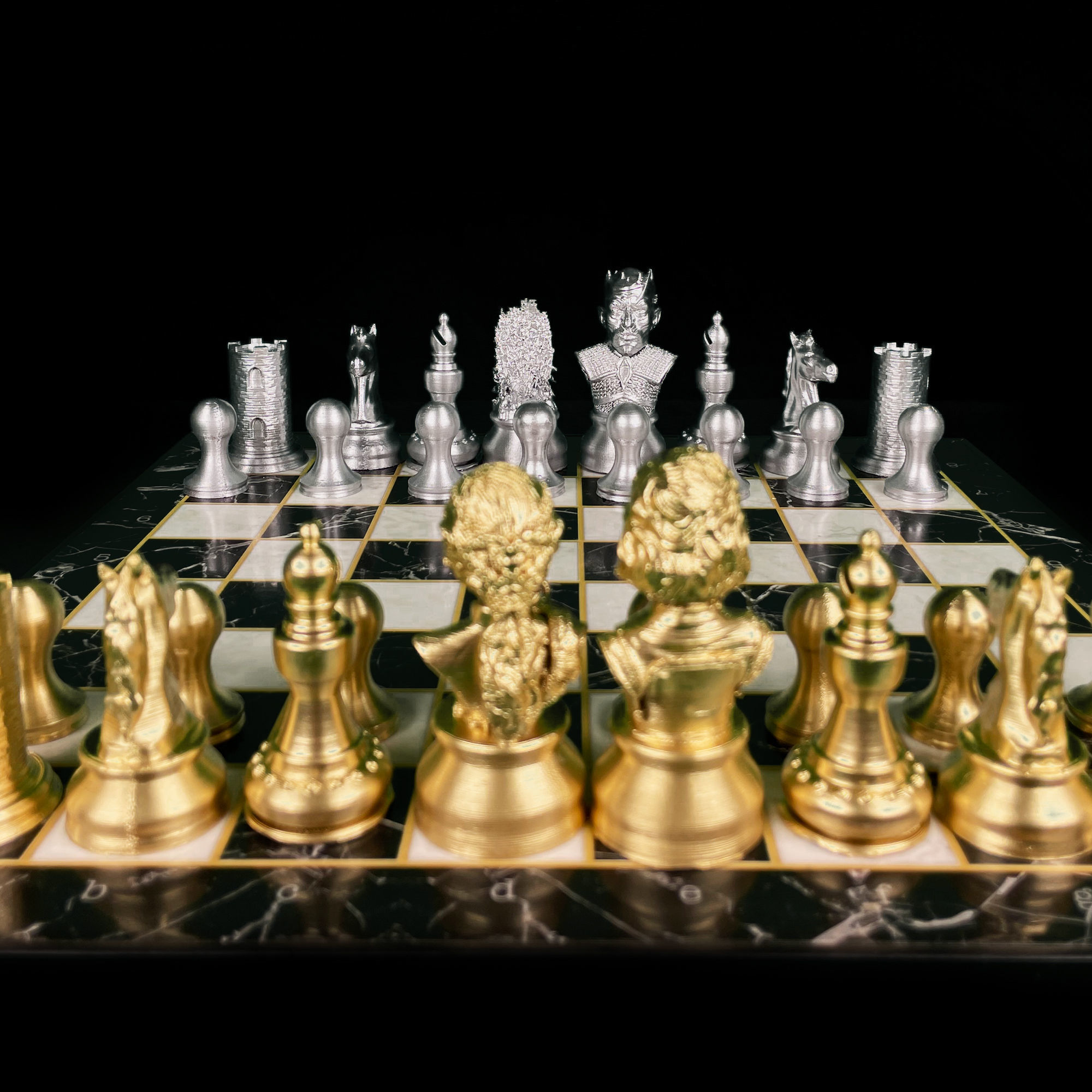 Game Of Thrones Characters Chess Set 3D model 3D printable | CGTrader