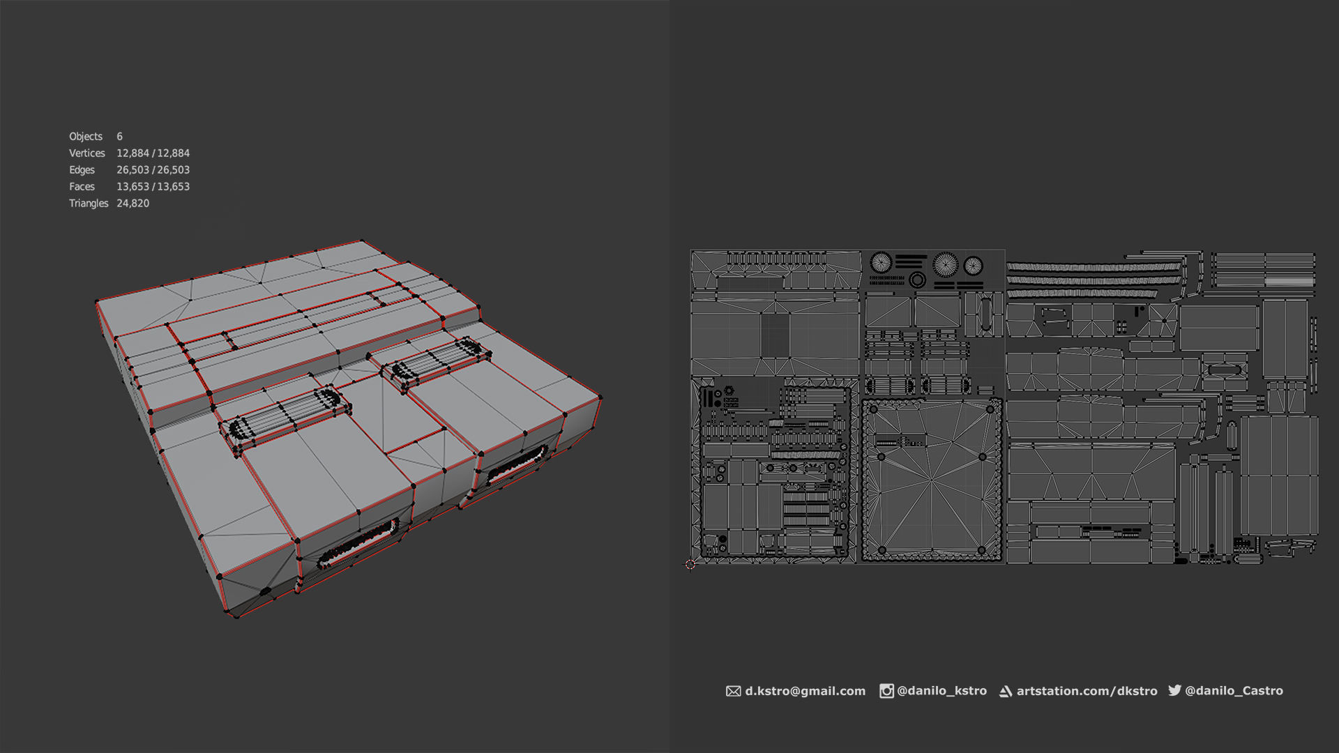 3D model Super Nintendo Console - Lowpoly - 4k Textures VR / AR / low ...