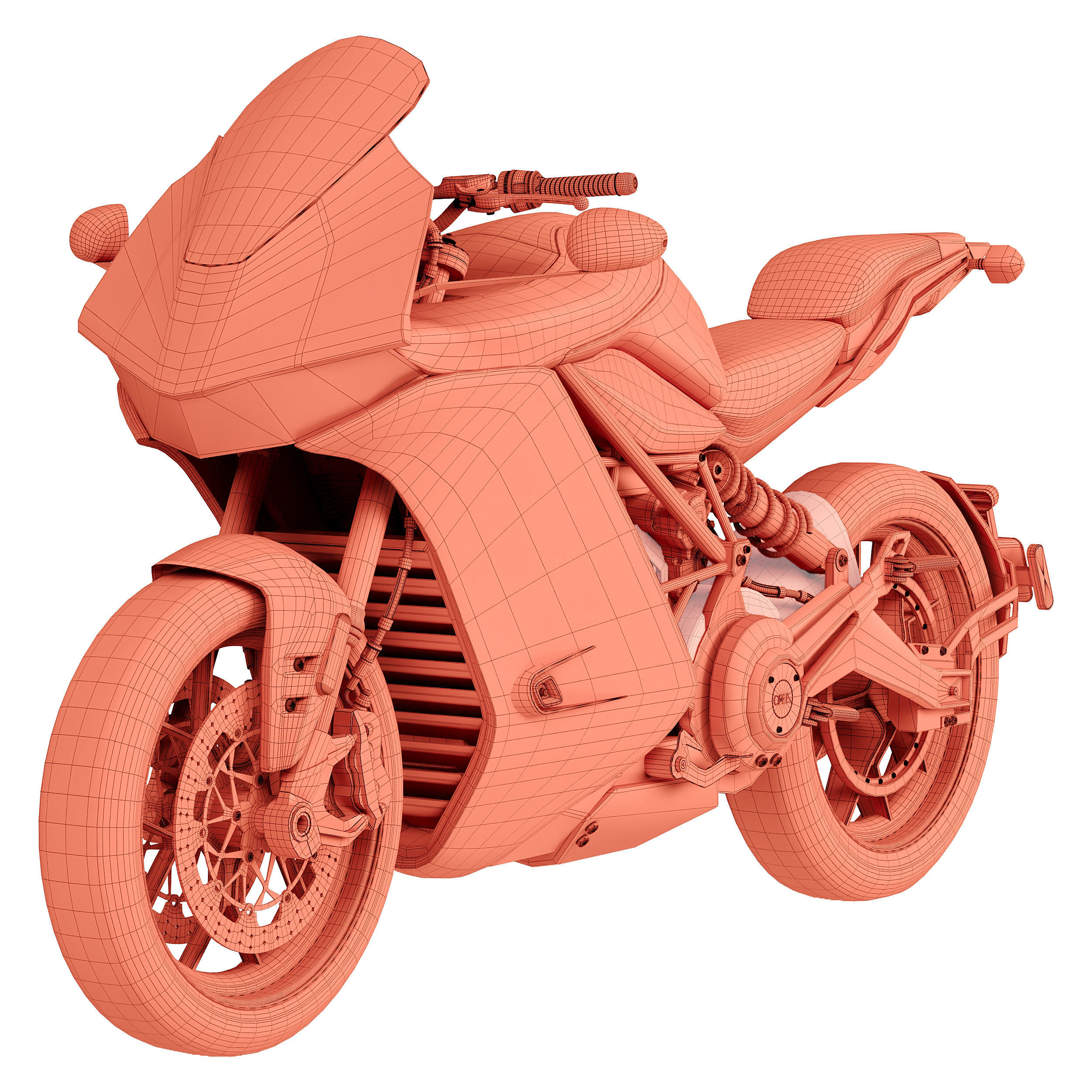 3D model Zero Motorcycle VR / AR / low-poly | CGTrader