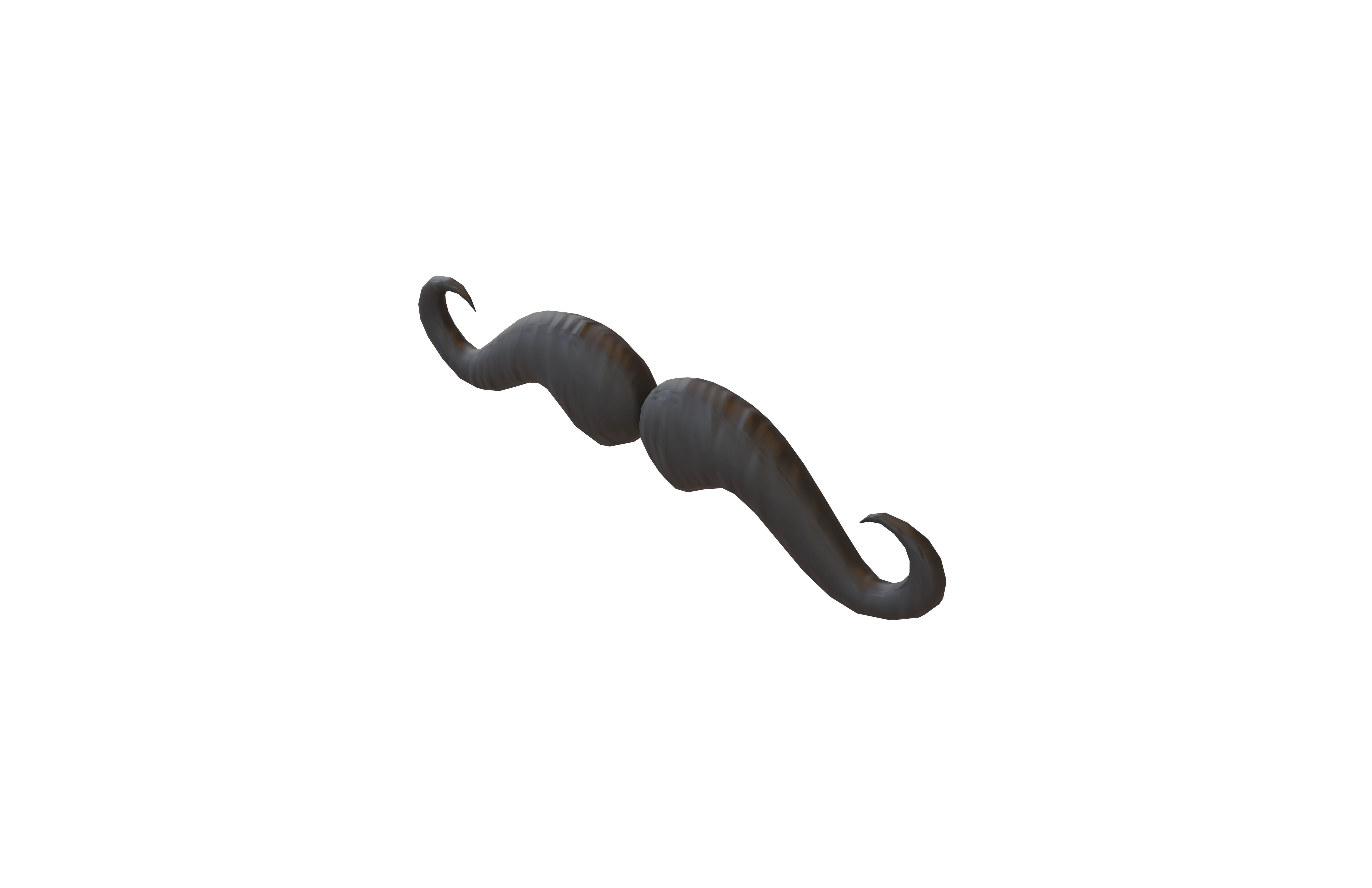 3D model Cartoon Mustache v7 001 VR / AR / low-poly | CGTrader
