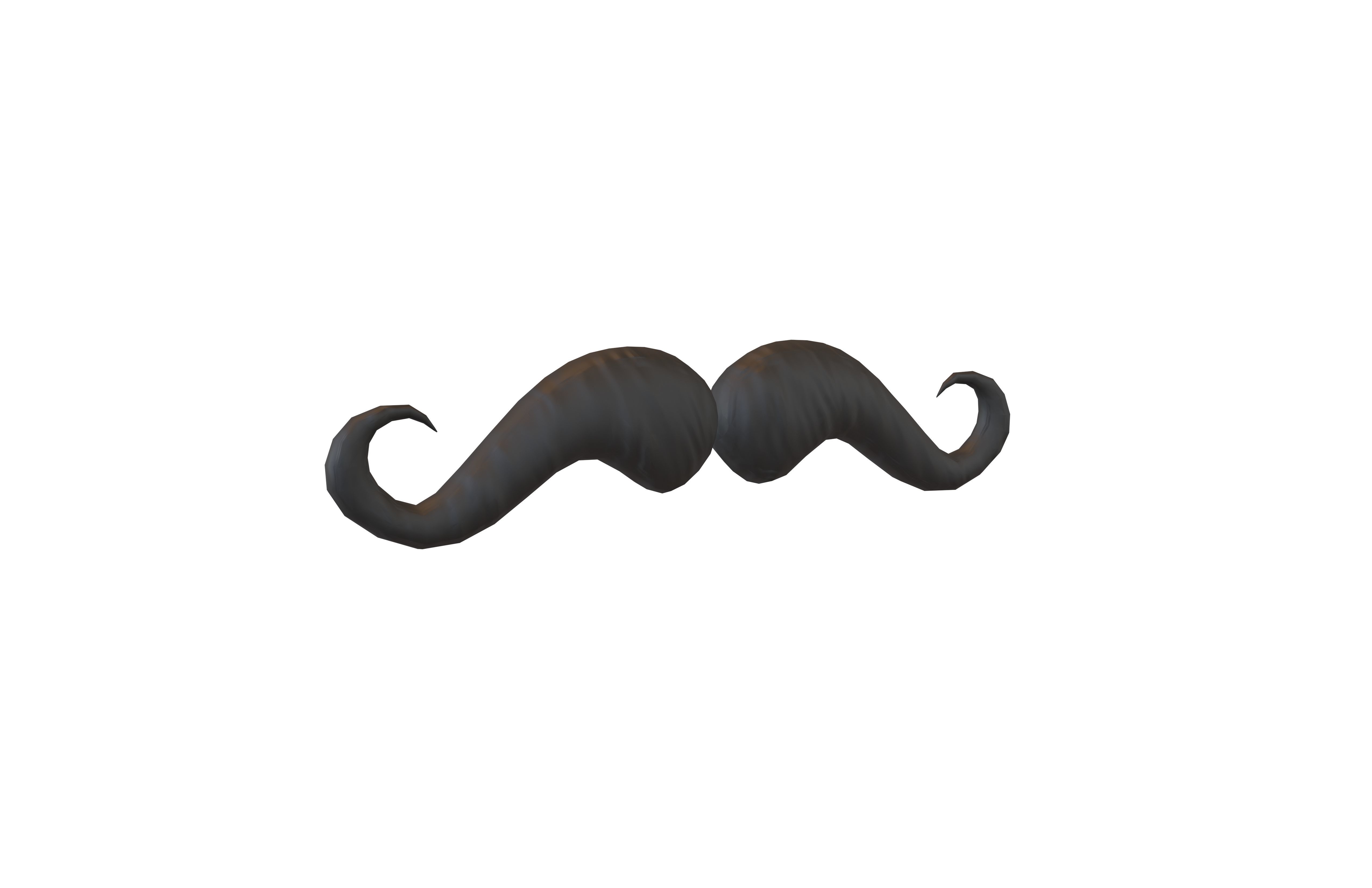 3D model Cartoon Mustache v7 001 VR / AR / low-poly | CGTrader