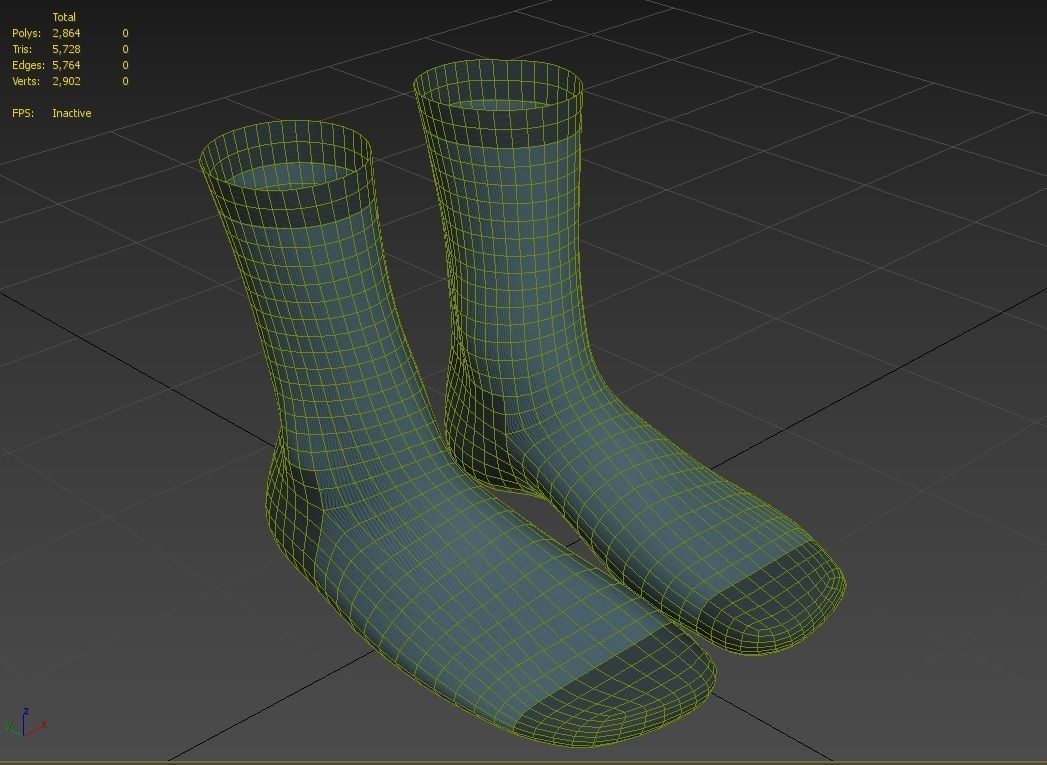 3D model Socks M01 VR / AR / low-poly | CGTrader