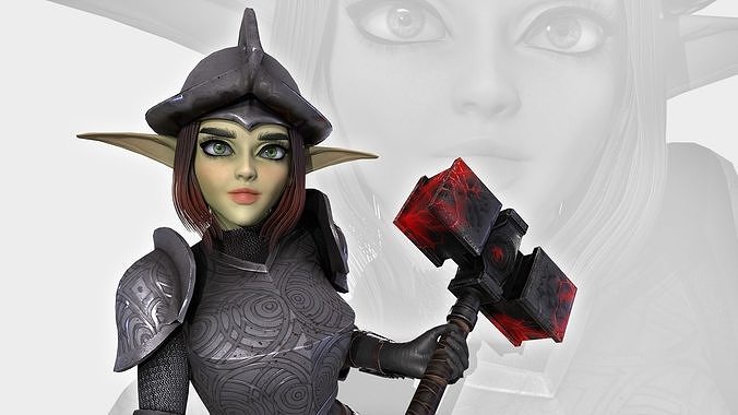 3D model Goblin Knight VR / AR / low-poly | CGTrader