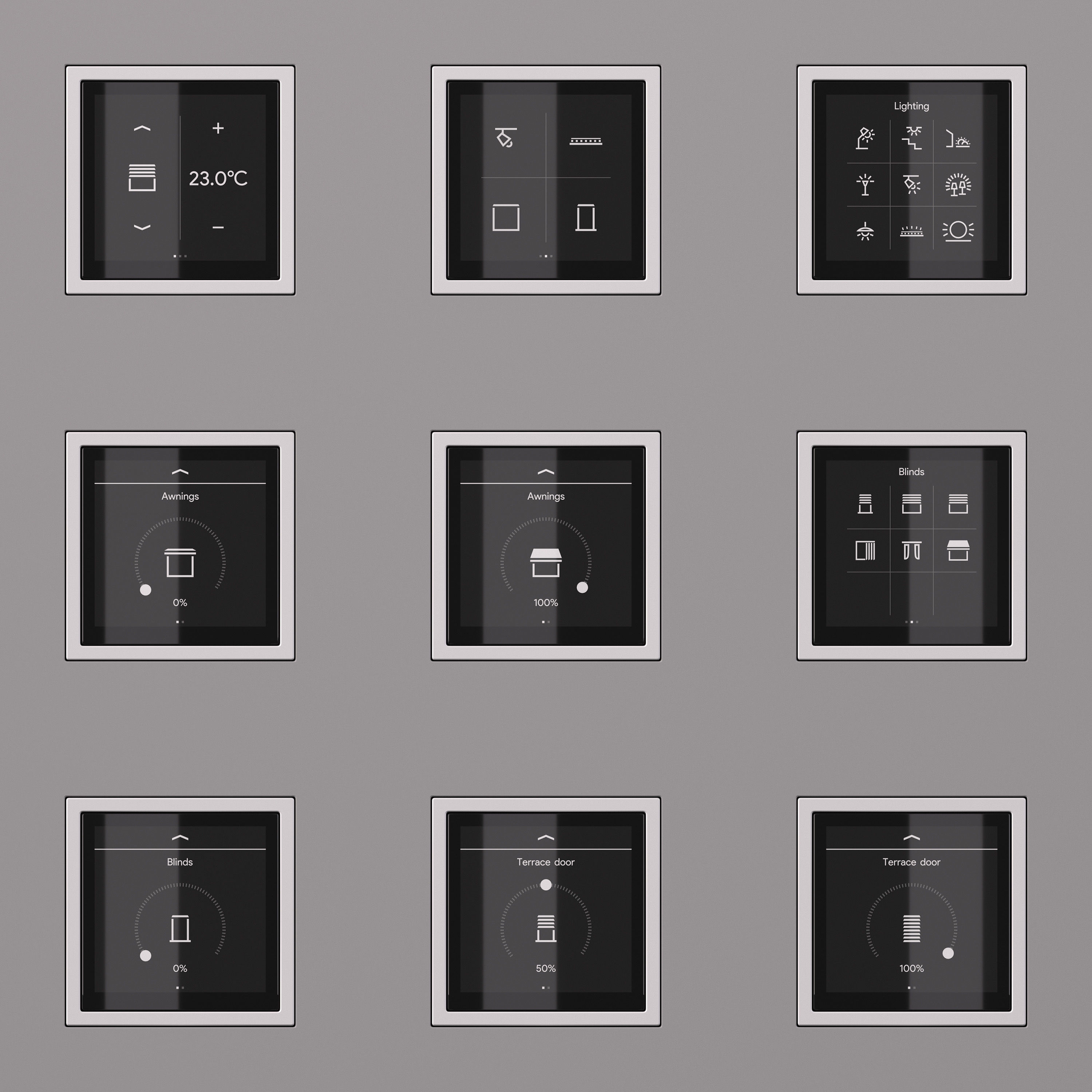 Jung LS ZERO LS Touch - the smart KNX kit 54 items 3D model | CGTrader