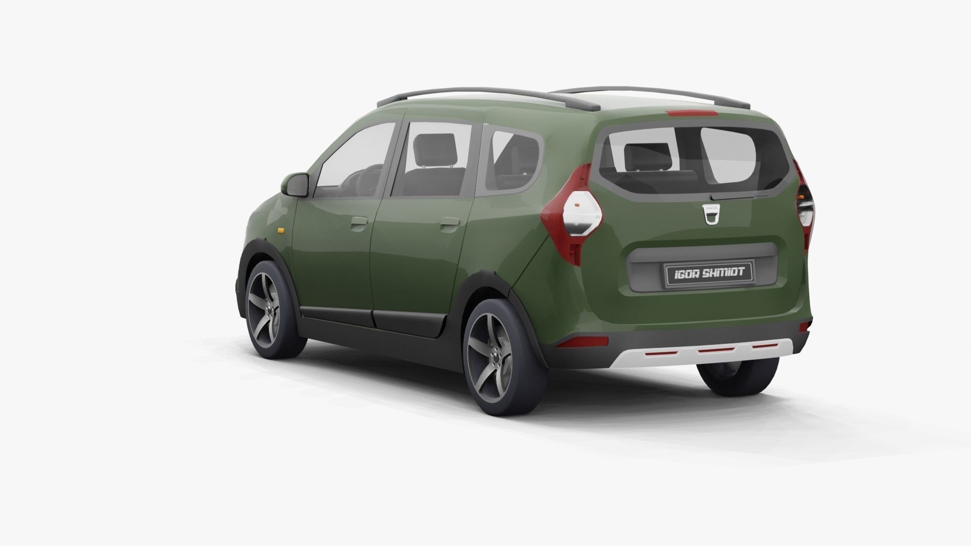 3D model Dacia Lodgy Stepway 2018 lowpoly VR / AR / low-poly | CGTrader