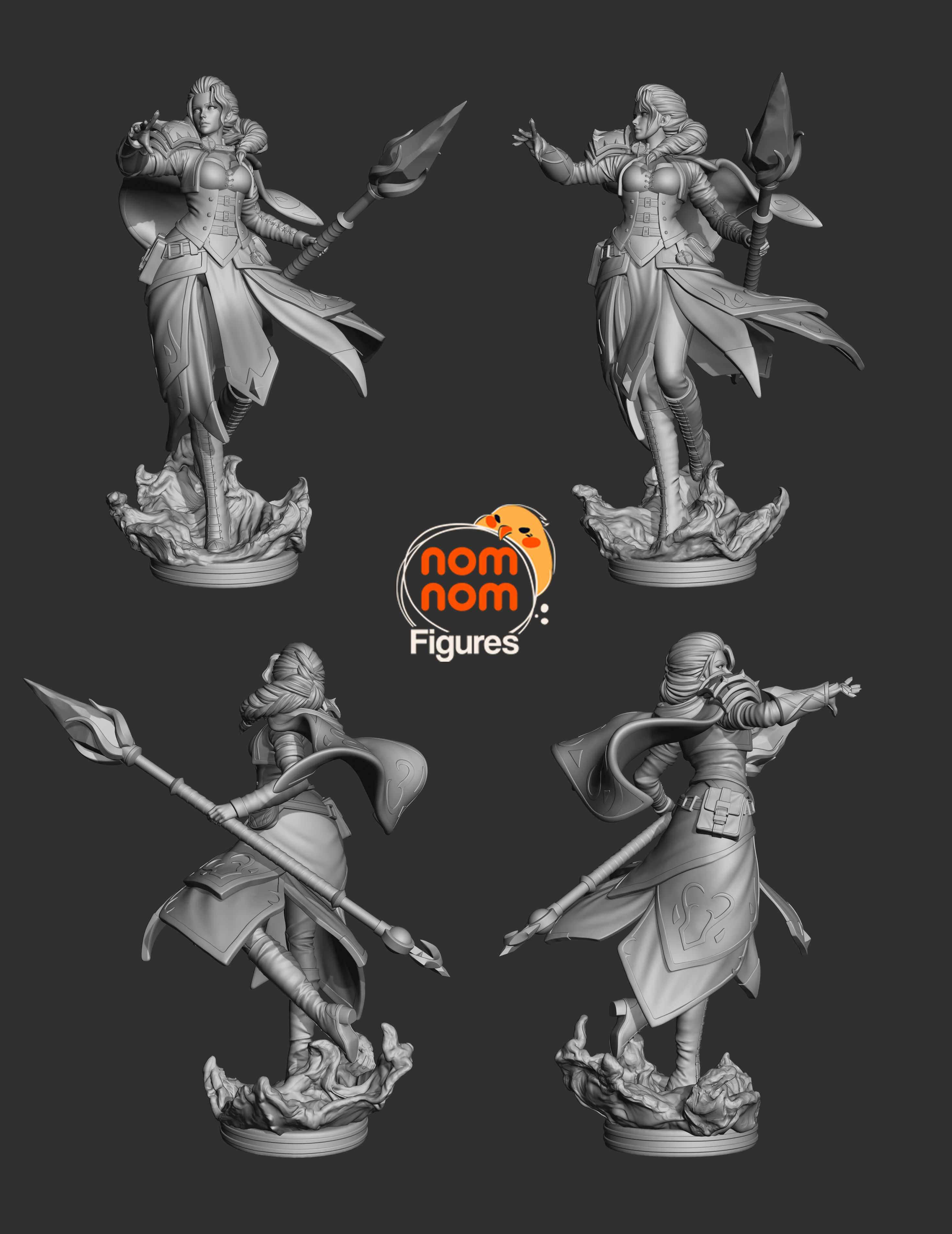 Jaina Proudmoore - World of Warcraft 3D model 3D printable | CGTrader