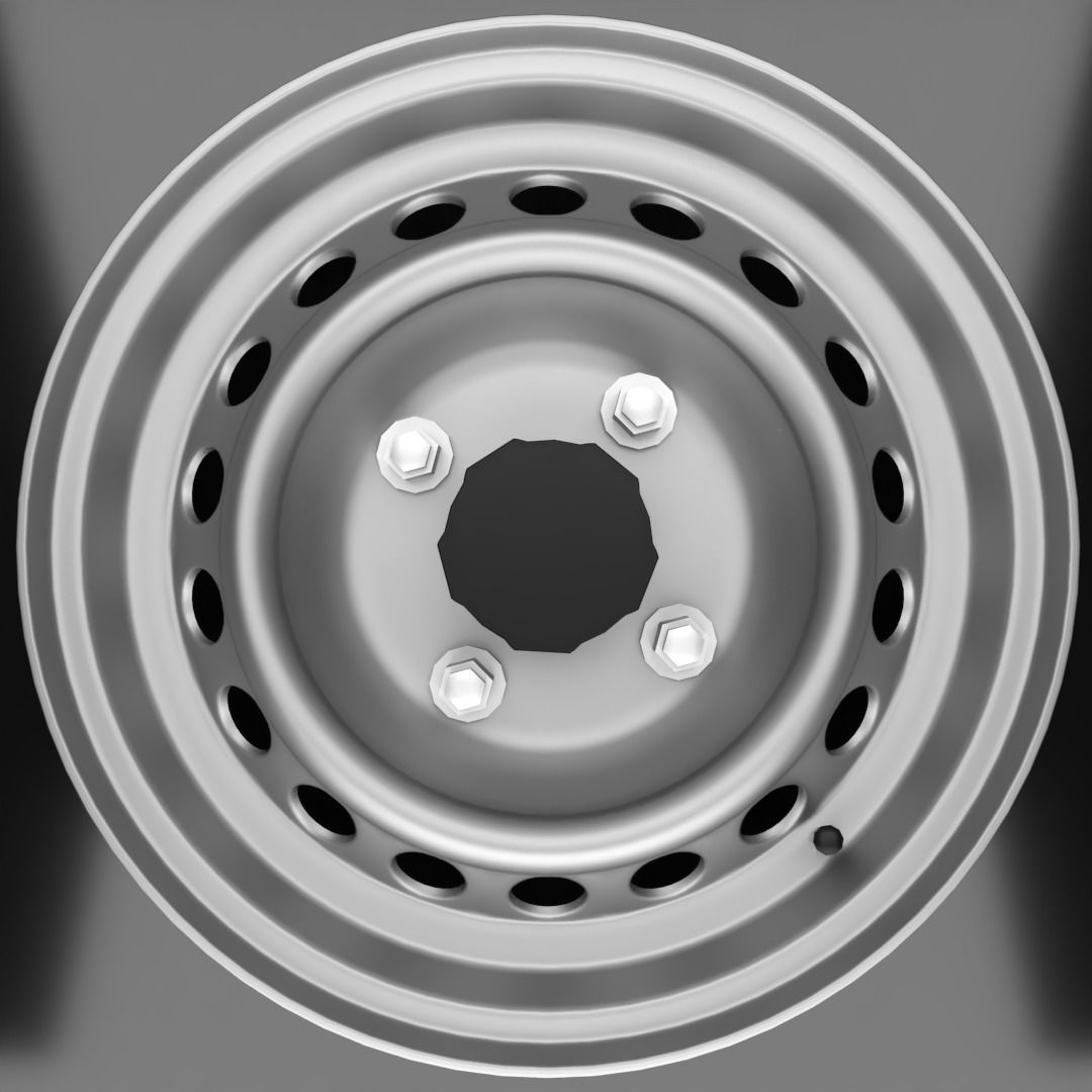 3D model Steel Rims With Extras 3d model VR / AR / low-poly | CGTrader