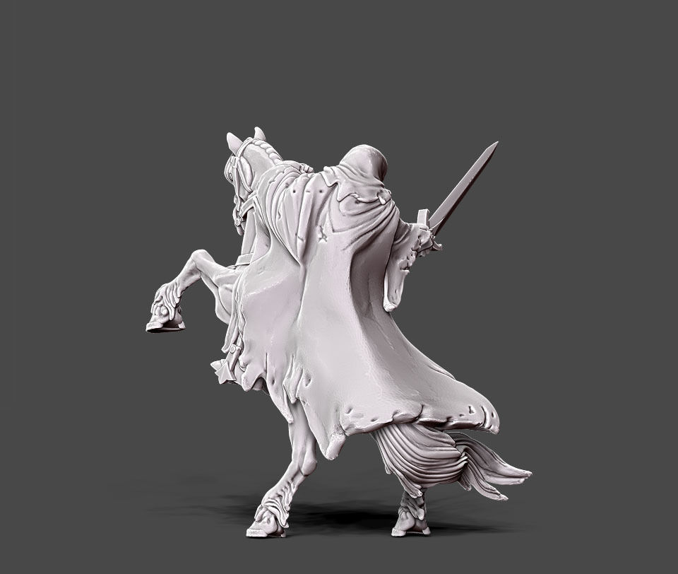 wraith rider - 35 mm scale 3D model 3D printable | CGTrader