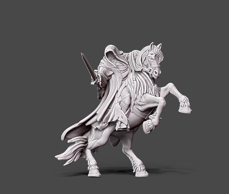 wraith rider - 35 mm scale 3D model 3D printable | CGTrader