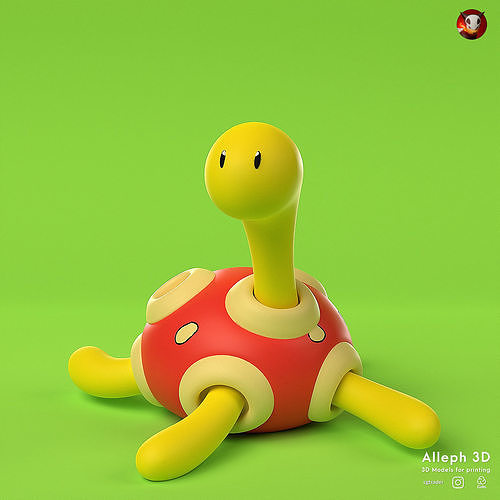 Pokemon shuckle 3D model 3D printable | CGTrader
