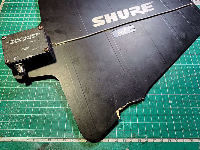 Shure UA870 Antenna Holder Replacement 3D model 3D printable | CGTrader