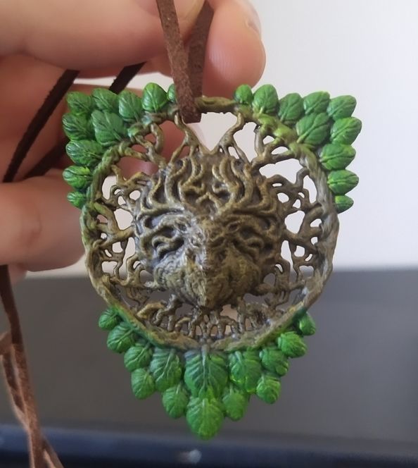 Great Deer Amulet - DECORATION-KEYCHAIN- NECKLACE 3D model 3D printable ...