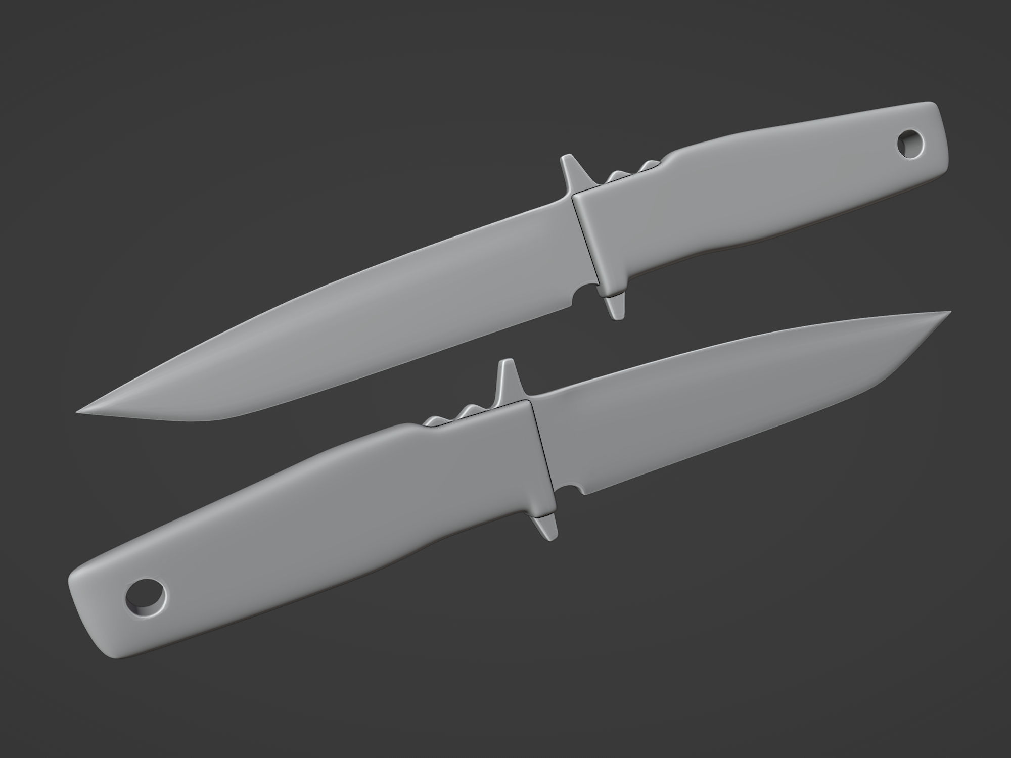 3D model Tactical Combat Knife - Military - Blade - FPS - CS Style VR ...